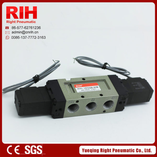 VF Series Air Solenoid Valve VF5220 Pneumatic Component Solenoid Valve ...